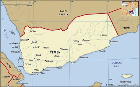 Map Of Yemen Country Printable Blank Map Of Yemen Xuhztw