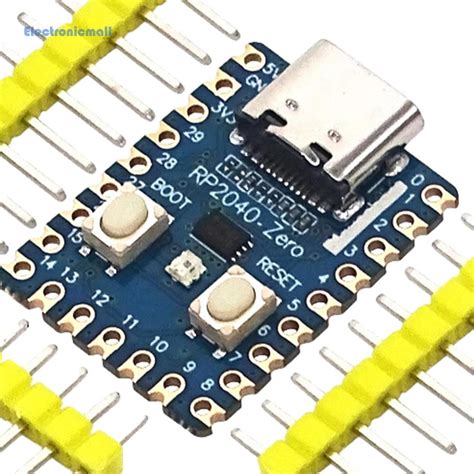 Electronicmall01th โมดูลไมโครคอนโทรลเลอร์ Rp2040 Zero Mini Pico Mcu
