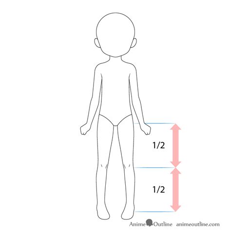 Anime Girl Body Outline