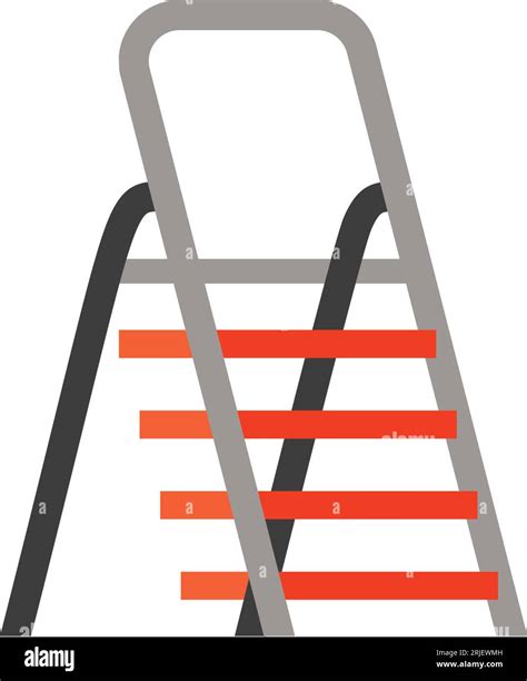 Folding Ladder Icon Stock Vector Image And Art Alamy
