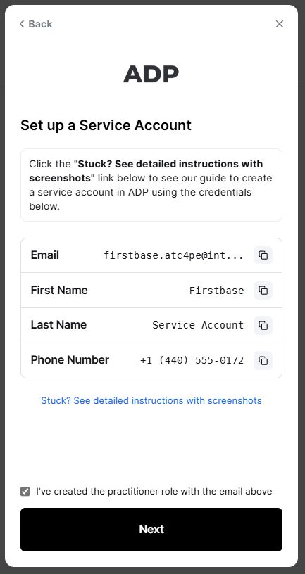ADP - Connecting to ADP – Firstbase