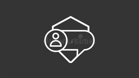 Animated Encryption Linear Icon Stock Footage Video Of Text Online