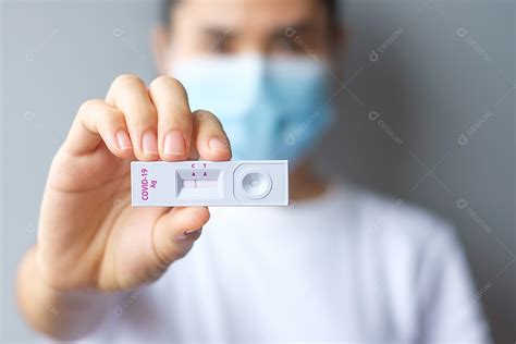 Kit de teste rápido de antígeno resultado negativo durante o teste