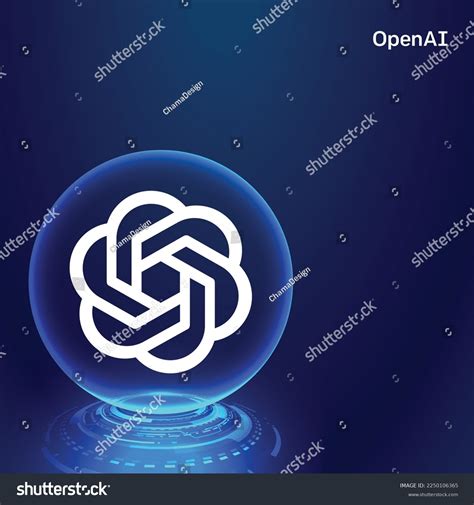 Chatgpt Openai Vector Illustration Design Combines Stock Vector