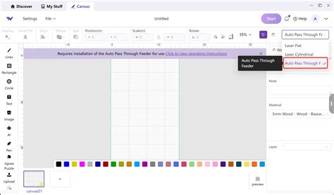 Auto Pass Through Feeder Wecreat Support