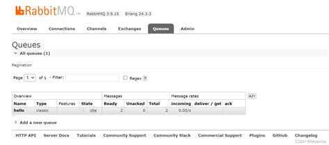Docker启动rabbitmq及使用docker Run Rabbitmq Csdn博客