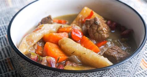 Bouillon Soup Traditional Soup From Haiti Caribbean