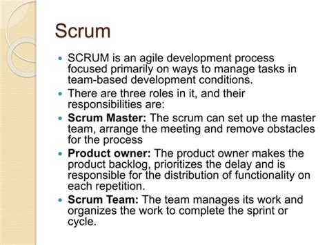 Agile Model Development Software Enggpptx