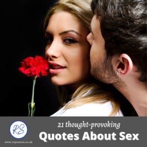 Thought Provoking Quotes About Sex Roy Sutton