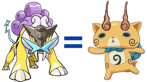 Komajiro Komiger Raikou From Pokemon Yo Kai Watch Youtube