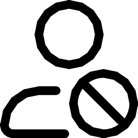 User Block Vector Svg Icon Svg Repo