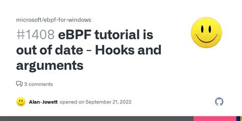 EBPF Tutorial Is Out Of Date Hooks And Arguments Issue Microsoft Ebpf For Windows