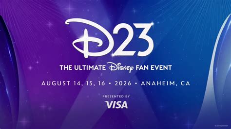 D23 Is Back For 2026 Tickets Dates And Event Details Explore Disney