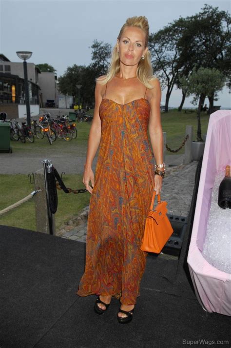 Helena Seger In Long Dress Super Wags Hottest Wives And Girlfriends