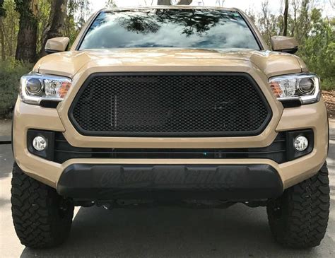 2016 17 Toyota Tacoma Mesh Grill And Bezels By Customcargrills