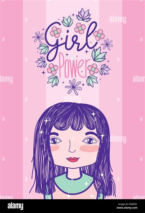 Girl Power Cartoon Stock Vector Image And Art Alamy