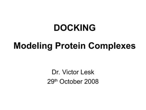 Molecular Docking Pptx