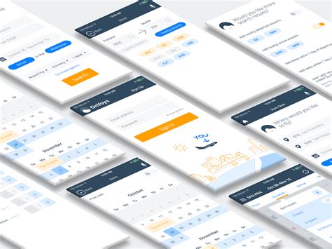 Reactjs Travel App Ui Ux Design System Illustration By Deborah Ufw