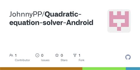 GitHub JohnnyPP Quadratic Equation Solver Android