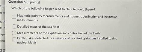 Solved Question 5 5 ﻿pointswhich Of The Following Helped