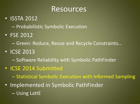 Ppt Model Counting Symbolic Execution Powerpoint Presentation Id 3220782