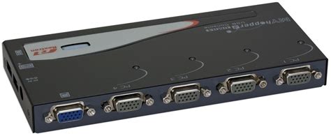 REX UMH4C Rextron UMH4C 4 Port USB KVM Switch With Cables 1920x1440 High VGA Resolution