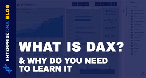 Why You Need To Learn Dax Tutorial Online A DAX Overview Enterprise DNA