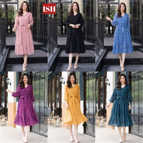 Jual Dress Bkk Cutie Minute Gaun Pesta Premium Bangkok Shopee Indonesia