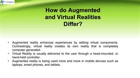 Virtual Reality Vs Augmented Reality Pptx