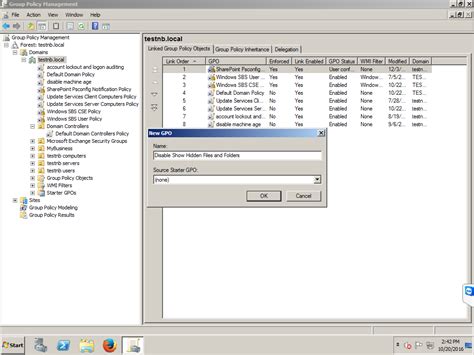 Using Group Policy To Disable Show Hidden Files