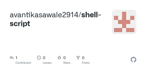 Github Avantikasawale2914shell Script