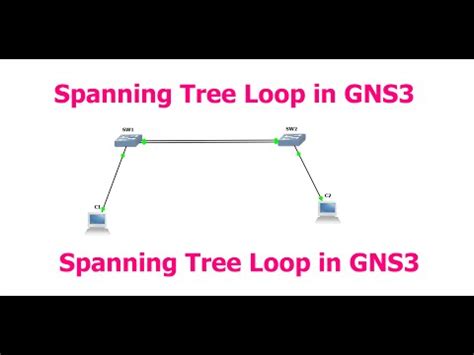 How To Simulate Spanning Tree Loop In GNS YouTube