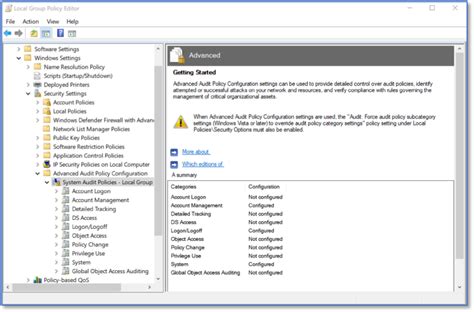 Enabling The System Event Audit Log Windows 10 IG1 Guide V0 2 Documentation