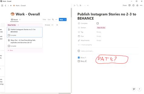 due dates for to do list tasks coming from asana r notion