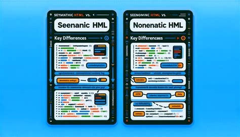 semantic html vs non semantic html key differences web crafting code