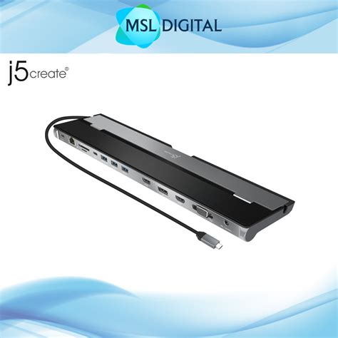 J5create Jcd543 Usb C And Triple Display Docking Station Msl Digital