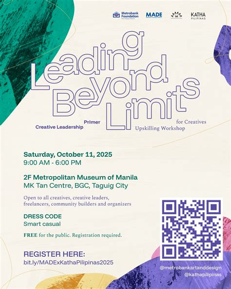 𝗜𝘁𝘀 𝘁𝗶𝗺𝗲 𝘁𝗼 𝗹𝗲𝘃𝗲𝗹 Metrobank Art And Design Excellence Facebook