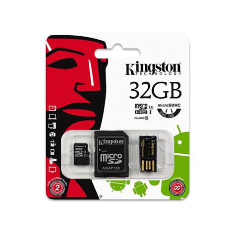 Kifutott - KINGSTON MicroSDHC 32GB Memóriakártya + kártyaolvasó Kiegészítő