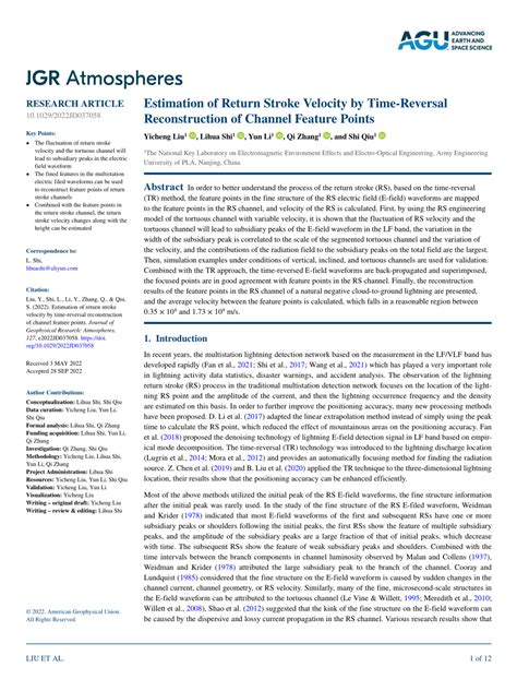 Estimation Of Return Stroke Velocity By Time Reversal Reconstruction Of