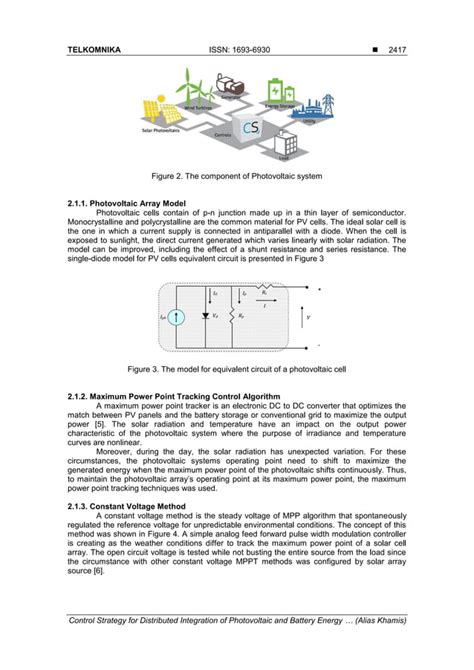 Control Strategy For Distributed Integration Of Photovoltaic And Battery Energy Storage System