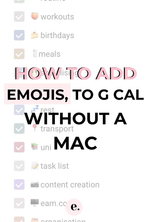 Google Calendar Hacks Google Calendar Aesthetic How To Add Emojis To Google Calendar Google