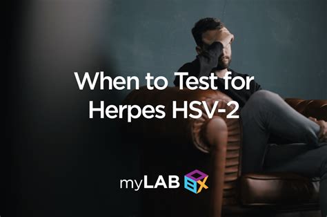 How Soon Can You Test For Herpes Order Home STD Test MyLAB Box