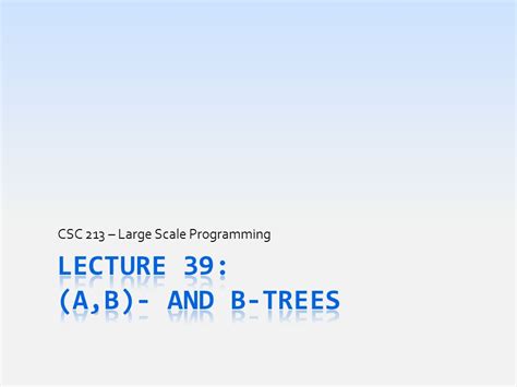 Csc 213 Large Scale Programming Announcements Tuesday May 10 From
