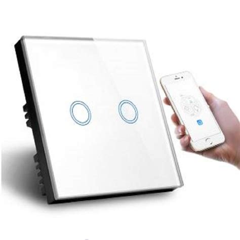 2 Gang Smart Wifi Switch Minisim Smart Homes