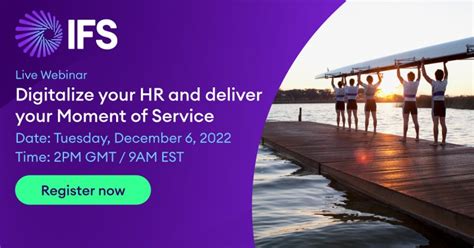 Digitalise Your Hr With Ifs Cloud Hcm Wyre Solutions Ltd