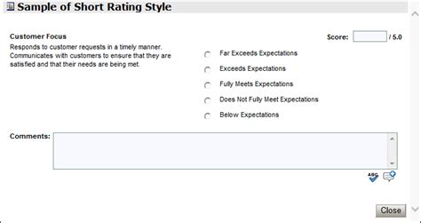 About Competency Rating Styles
