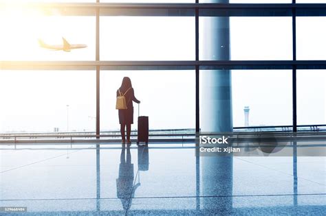 여자 만화 수하물 대기 공항 공항에 대한 스톡 사진 및 기타 이미지 공항 창문 비행기 Istock