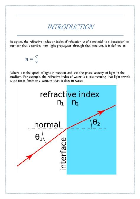 To Find The Refractive Indexes Of A Waterb Oil Using A Plane Mirror An Equiconvex Lens To Find The Refractive Indexes Of A Waterb Oil Using A Plane Mirror An Equiconvex Lens