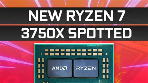 Amd Ryzen 7 3750x Coming Up Youtube