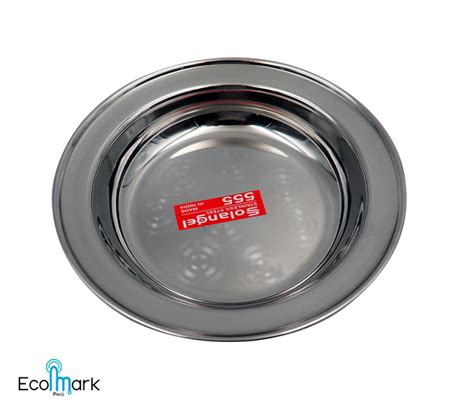 Plato Acero Inoxidable Hondo Cm Ecomarkperu